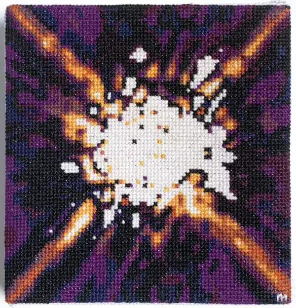 Marine Beaufils embroidery art